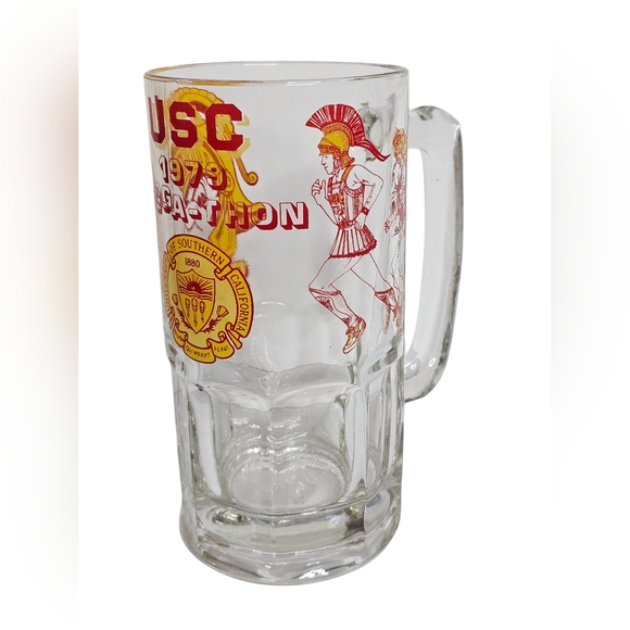 USC | Dining | Usc Trojans 979 Jogathon Drinking Glass Beer Mug Stein ...